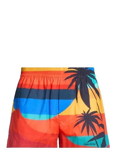 Dsquared2 Cotton Shorts - Red
