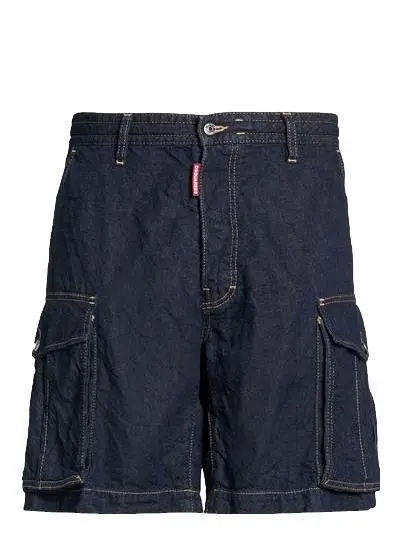Dsquared2 Denim Cargo Shorts - Blue