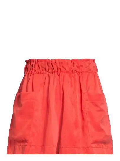 Casa Raki Satin Cupro Shorts - Red