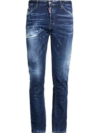 Dsquared2 Slim Fit Distressed Denim Jeans - Blue