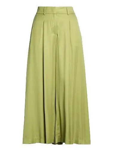 Peserico Wide-leg Viscose Cupro Pants - Green