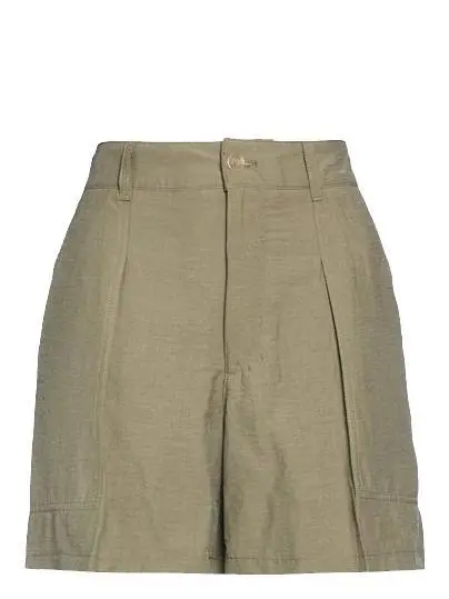 DEPARTMENT 5 Woven High-waisted Shorts - Beige