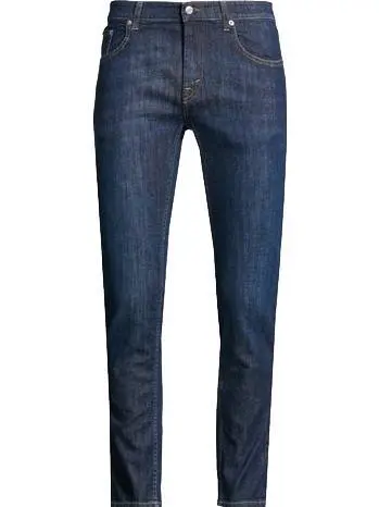 DEPARTMENT 5 Skinny Fit Jeans With Logo - Blue