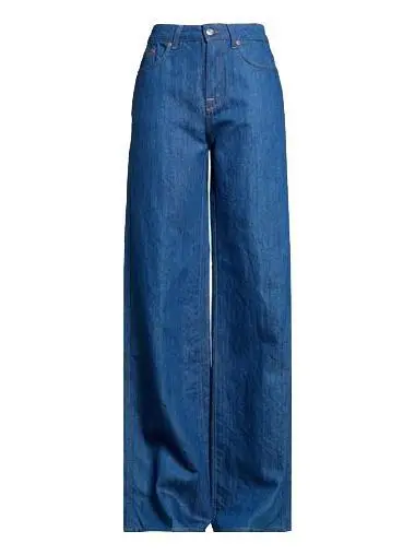 DEPARTMENT 5 Wide-leg Jeans With Brand Logo - Blue
