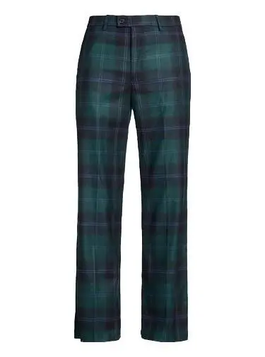 DEPARTMENT 5 Tartan Flannel Straight-leg Trousers - Green