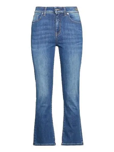 DEPARTMENT 5 Boot-cut Jeans With Embroidered Logo - Blue