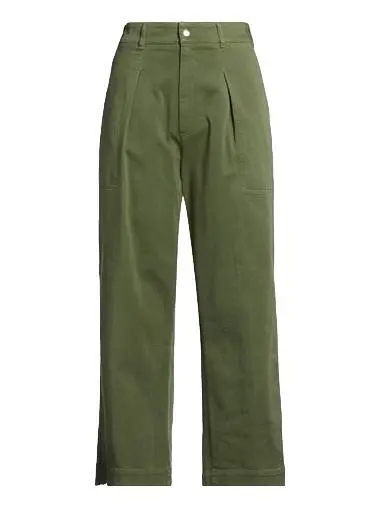 DEPARTMENT 5 Straight-leg Gabardine Pants - Green