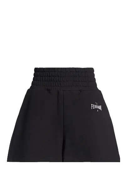 CHIARA FERRAGNI Cotton Shorts - Black