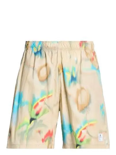 DEPARTMENT 5 Cotton Tie-dyed Casual Shorts - Beige