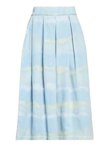 DEPARTMENT 5 Pleated Denim Skirt - Blue