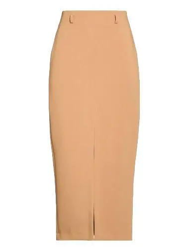 Ba&sh Crepe Pencil Midi Skirt - Beige