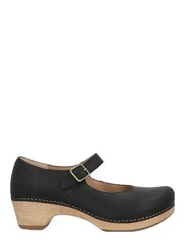 Dansko Leather Clogs - Black