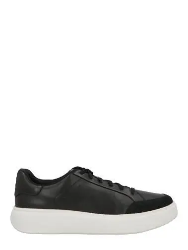 Fitflop Low-top Leather Sneakers - Black