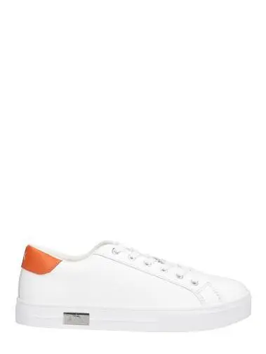 Armani Exchange Low-top Leather Sneakers - White