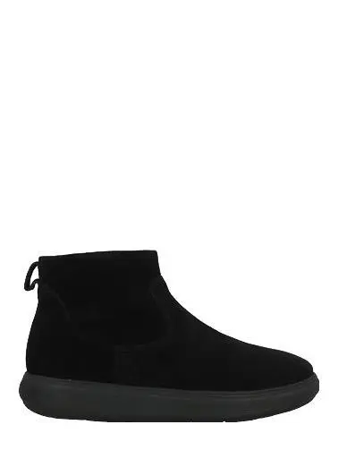 Fitflop Leather Ankle Boots - Black