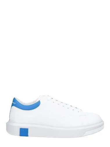 Armani Exchange Low-top Leather Sneakers - White