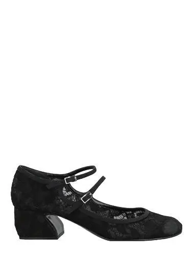 SERGIO ROSSI Mary Jane Pumps - Black