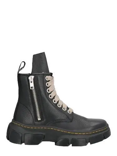 DR. MARTENS X RICK OWENS Leather Ankle Boots - Black