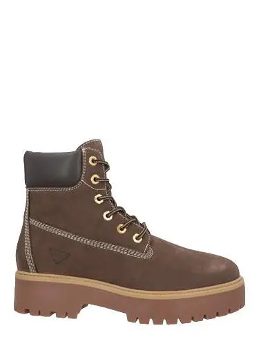DOCKSTEPS Lace-up Nubuck Ankle Boots - Brown