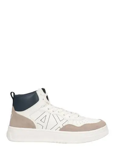 Armani Exchange High-top Sneakers - White