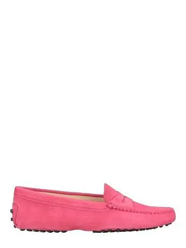Hogan Leather Driving Loafers - Magenta