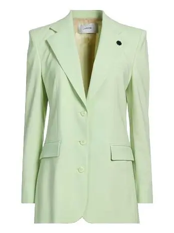 LARDINI Light Wool-elastane Blazer - Light Green