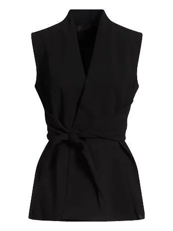 Rick Owens Tailored Wool Vest - Black