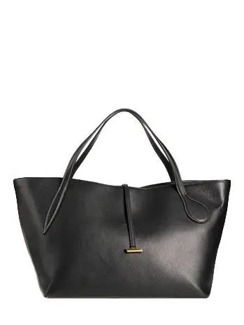 LIFFNER Pebbled-leather Tote Bag - Black