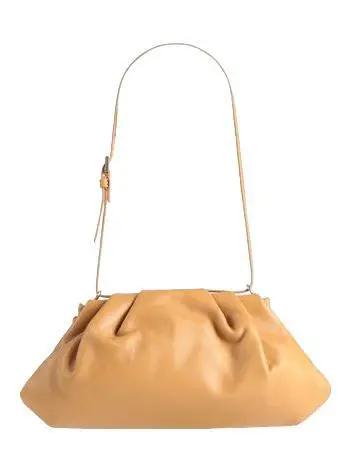 Fabiana Filippi Leather Baguette Bag - Beige