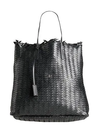 John Richmond Handbag In Cow Leather - Black