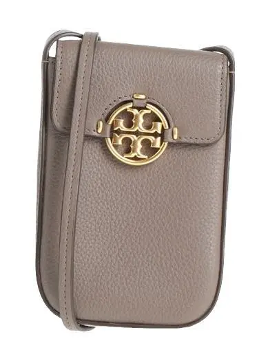 Tory Burch Pebbled Leather Cross-body Bag - Grey