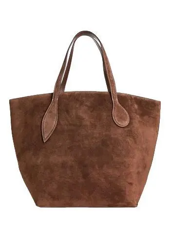 LIFFNER Chocolate Cow Leather Tote - Brown