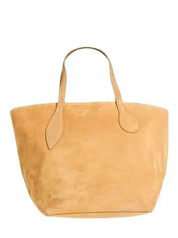 LIFFNER Chocolate Cow Leather Tote - Yellow