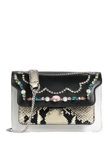 Marni Cross-body Flap Bag In Cow Leather - Black