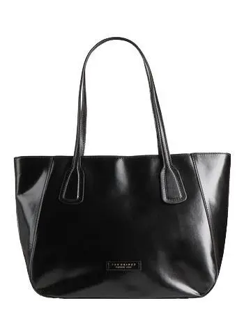 THE BRIDGE Leather Tote Handbag - Black