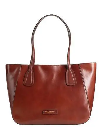 THE BRIDGE Leather Tote Handbag - Brown
