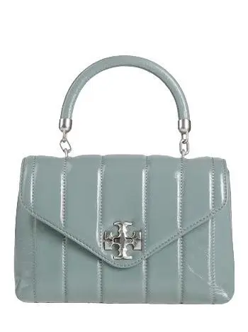 Tory Burch Quilted Leather Flap Bag - Grey