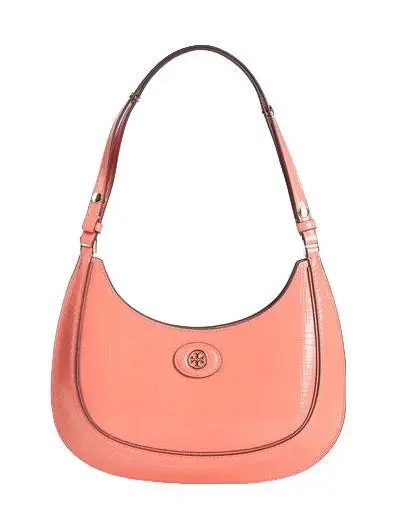 Tory Burch Coral Leather Hobo Bag - Red