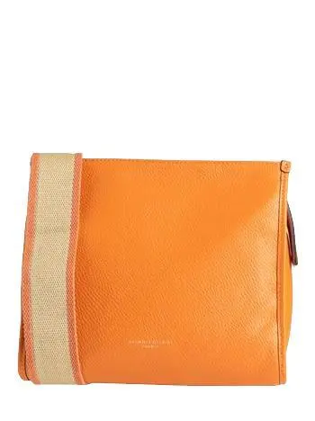 GIANNI CHIARINI Pebbled-leather Crossbody Bag - Mandarin