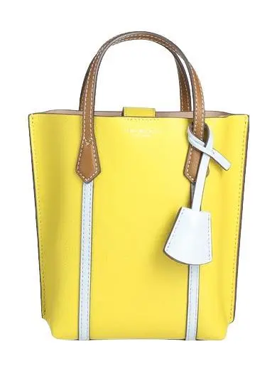 Tory Burch Pebbled Leather Tote - Yellow
