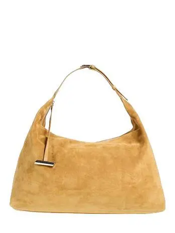 LIFFNER Leather Hobo Bag - Beige