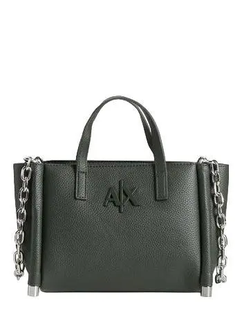 Armani Exchange Handbag In Polyurethane - Green