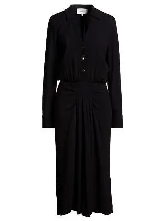 Ba&sh Crepe Shirt Dress - Black