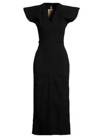 UMA WANG Flared Maxi Dress - Black