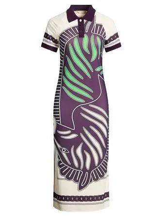 Tory Burch Midi T-shirt Dress - Purple