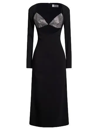 Giuseppe Di Morabito Flared Midi Dress - Black