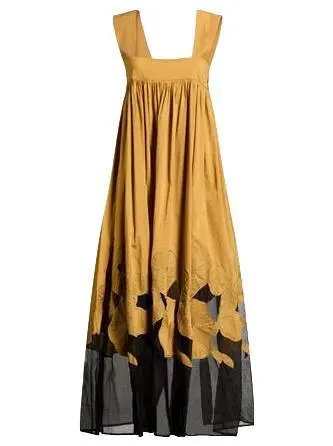GENTRYPORTOFINO Two-tone Maxi Dress - Yellow