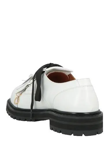 Marni Lace-up Leather Shoes - White