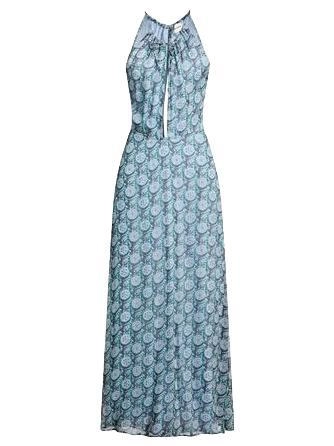 Antik Batik Light Viscose Maxi Dress - Light Blue
