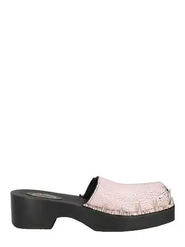 Acne Studios Leather Mules & Clogs - Pink